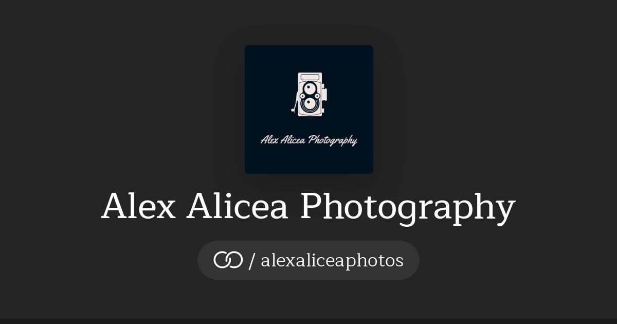 Alex Alicea Photography (/alexaliceaphotos) · solo.to