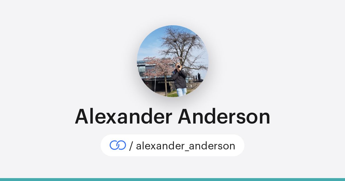 Alexander Anderson (/alexander_anderson) · solo.to