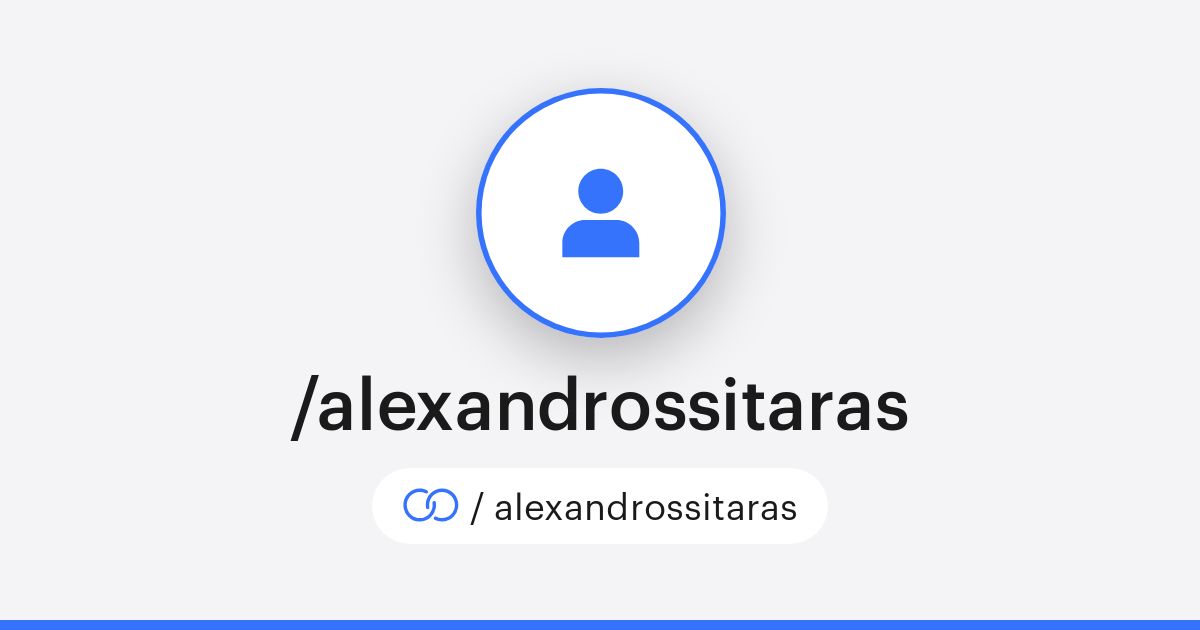 /alexandrossitaras · solo.to