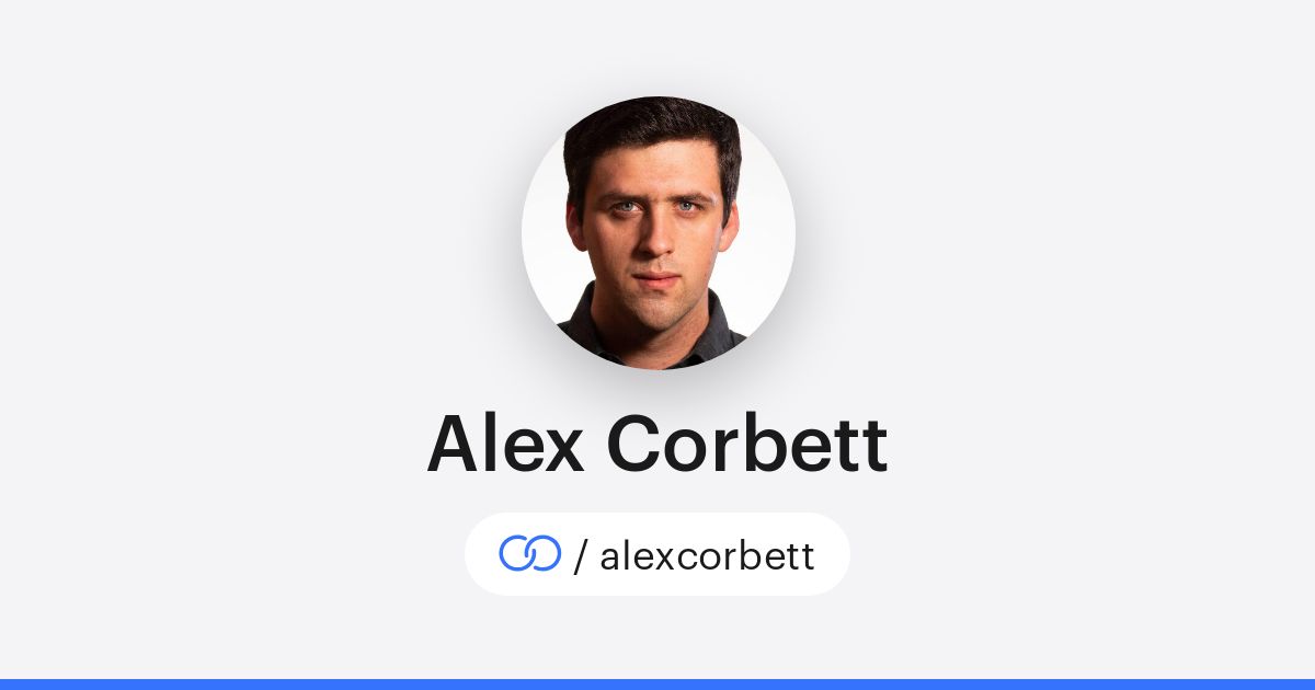 Alex Corbett (/alexcorbett) · solo.to