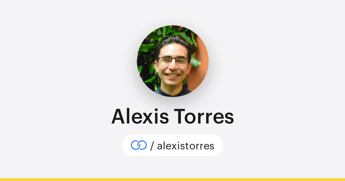 Alexis Torres (/alexistorres) · solo.to