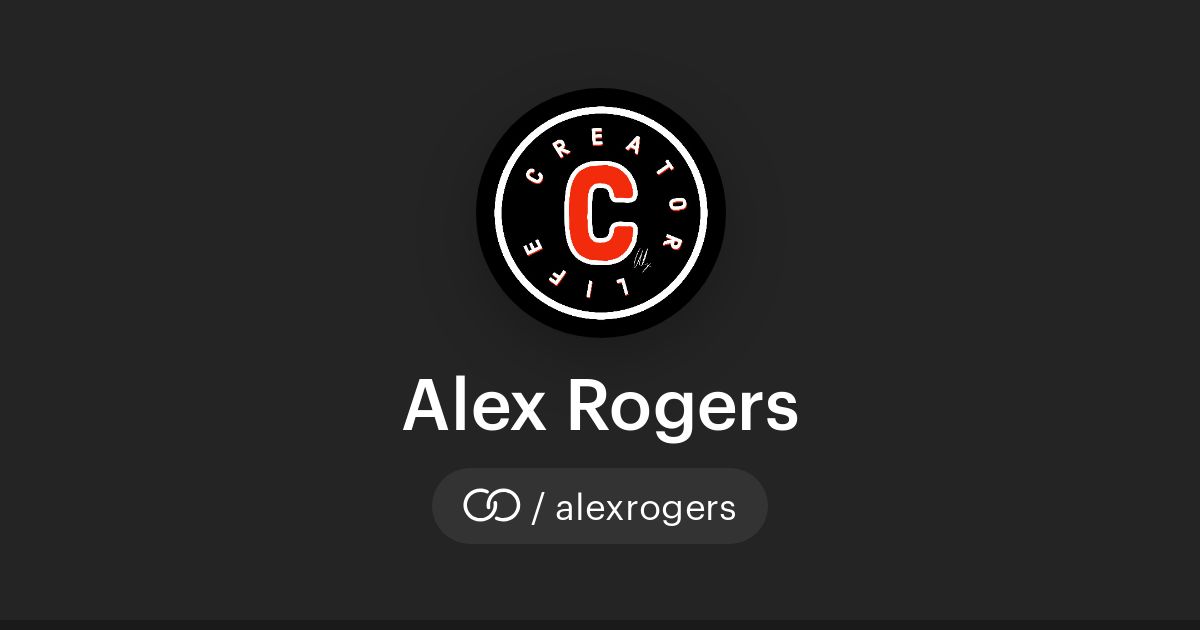 Alex Rogers (/alexrogers) · solo.to