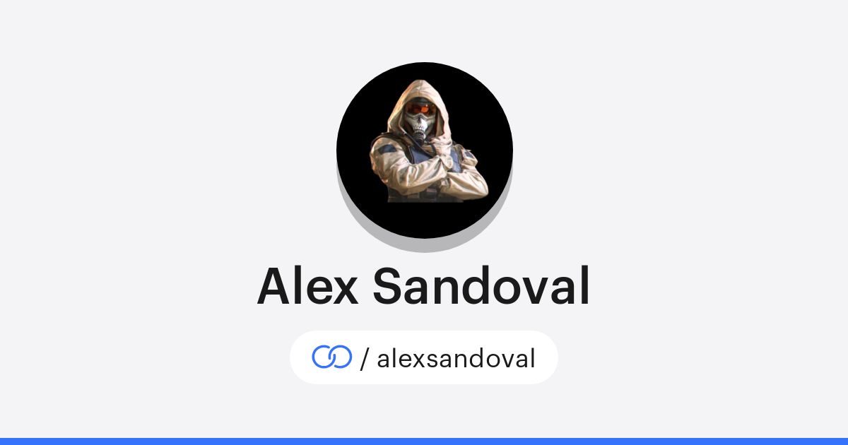 Alex Sandoval (/alexsandoval) · solo.to
