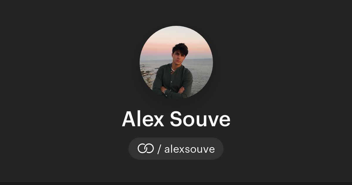 Alex Souve (/alexsouve) · solo.to