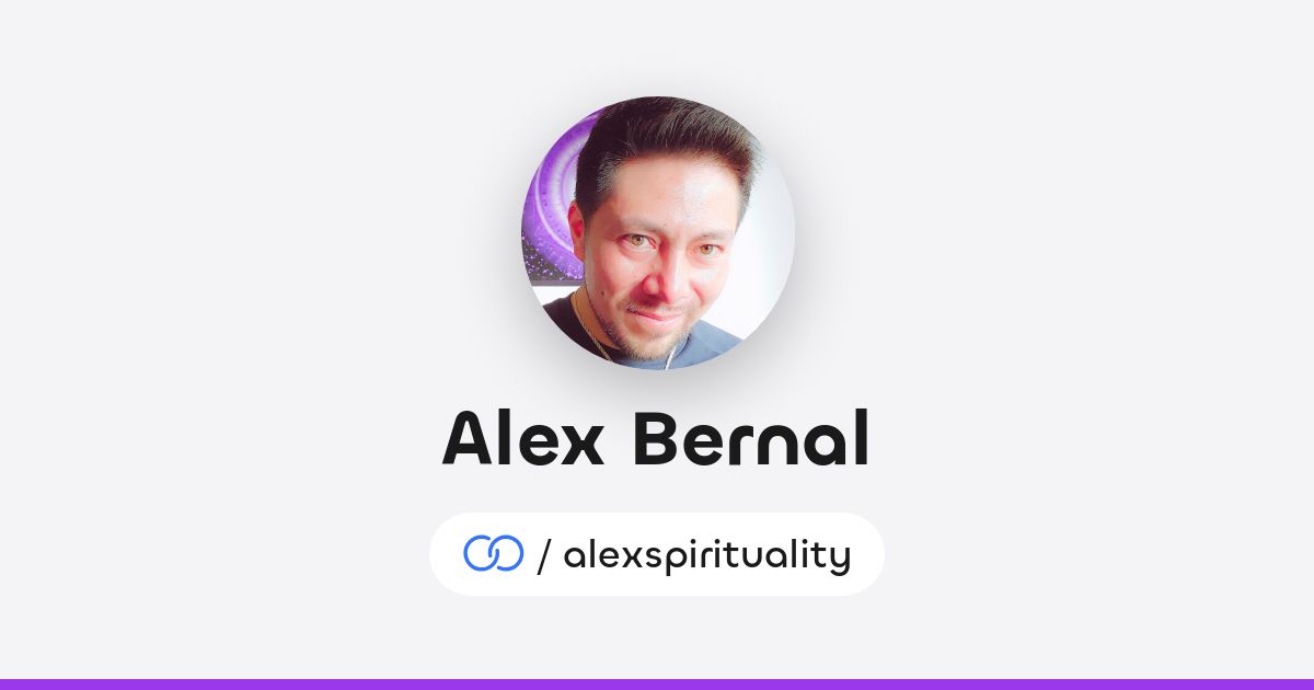 Alex Bernal (/alexspirituality) · solo.to