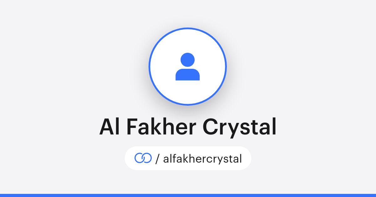 Al Fakher Crystal (/alfakhercrystal) · solo.to