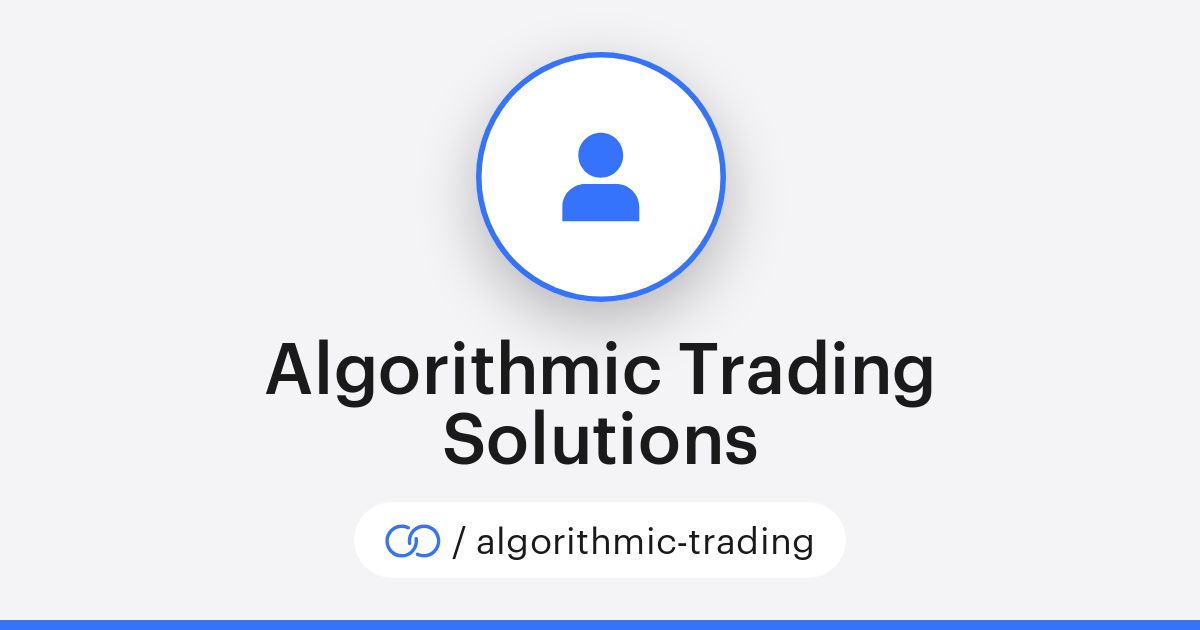 Algorithmic Trading Solutions (/algorithmic-trading) · solo.to