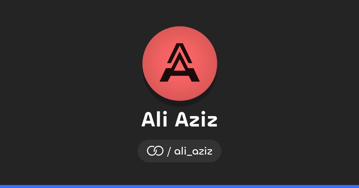 Ali Aziz (/ali_aziz) · solo.to
