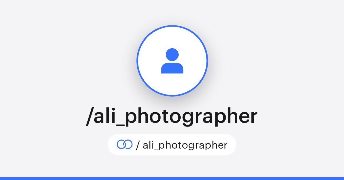 /ali_photographer · solo.to