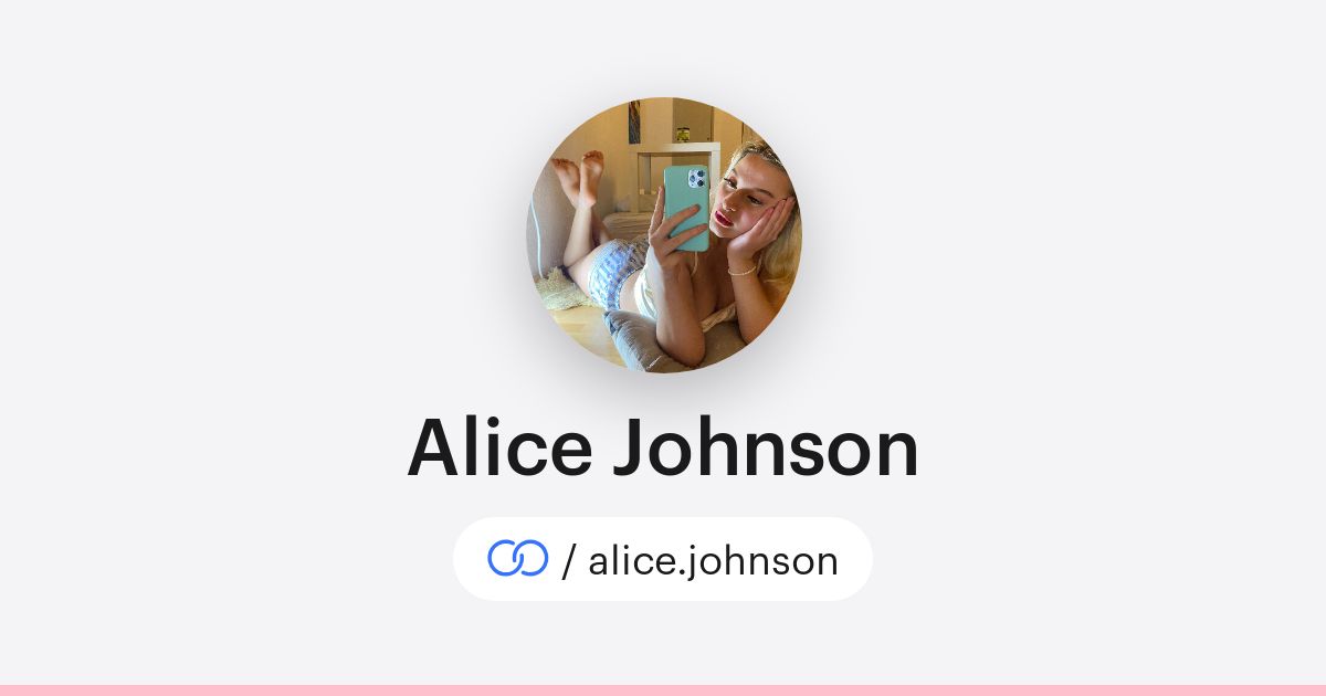 Alice Johnson (/alice.johnson) · solo.to