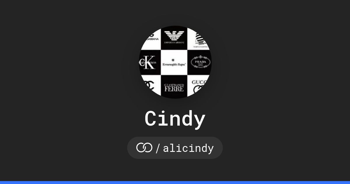 Cindy (/alicindy) · solo.to