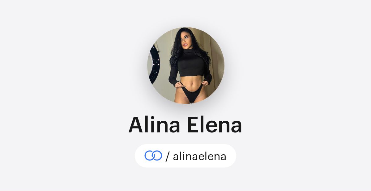 Alina Elena (/alinaelena) · solo.to