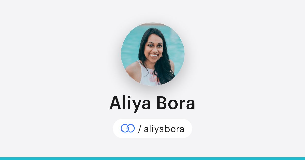 Aliya Bora (/aliyabora) · solo.to