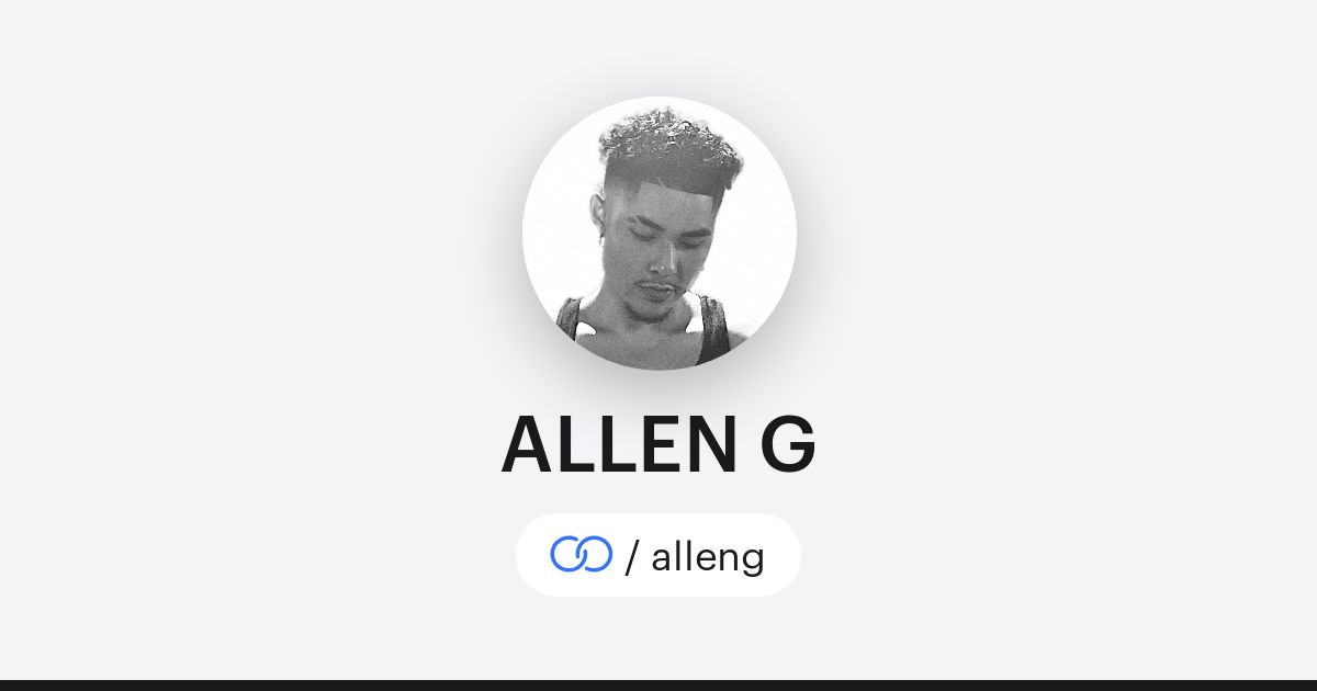 ALLEN G (/alleng) · solo.to
