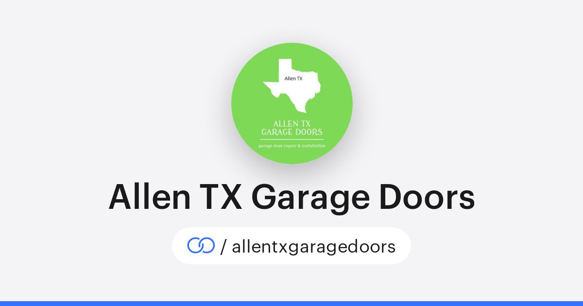 Allen TX Garage Doors (/allentxgaragedoors) · solo.to