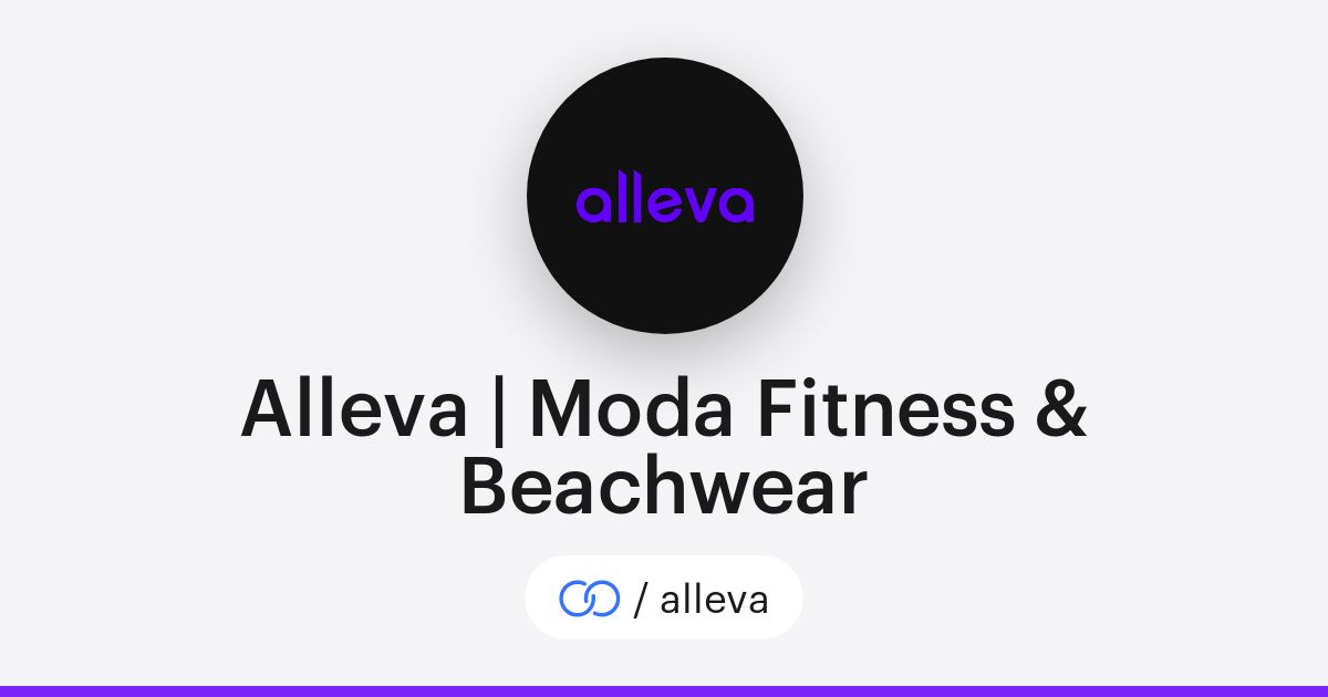 Alleva | Moda Fitness & Beachwear (/alleva) · solo.to