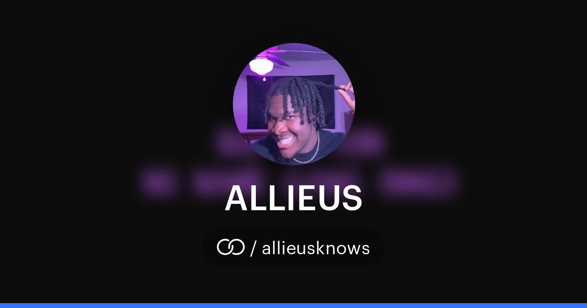 ALLIEUS (/allieusknows) · solo.to