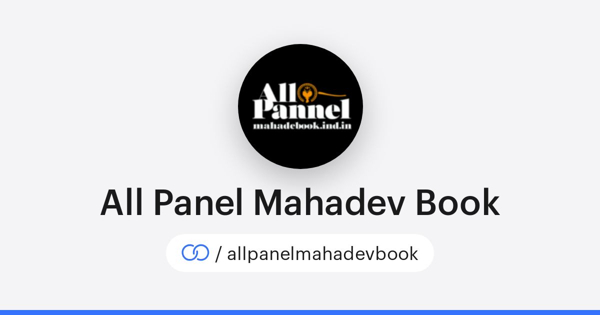 All Panel Mahadev Book (/allpanelmahadevbook) · solo.to