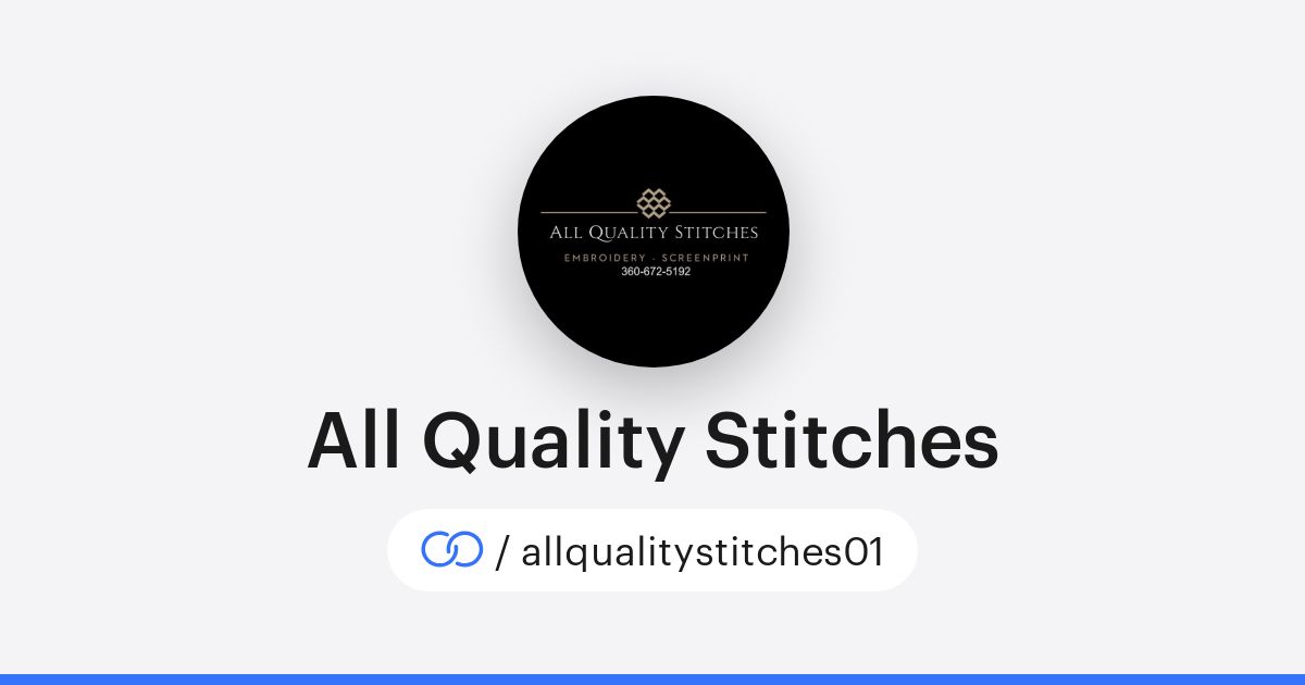 All Quality Stitches (/allqualitystitches01) · solo.to