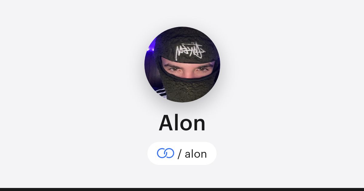 Alon (/alon) · solo.to