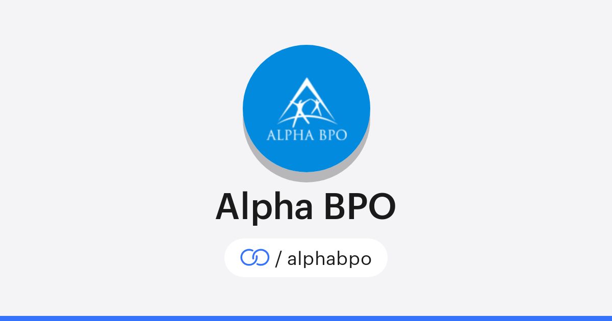 Alpha BPO (/alphabpo) · solo.to