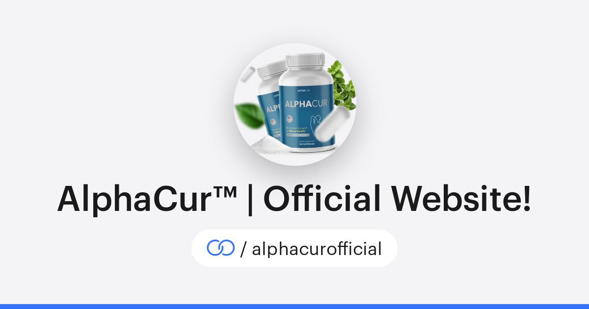 AlphaCur™ | Official Website! (/alphacurofficial) · solo.to
