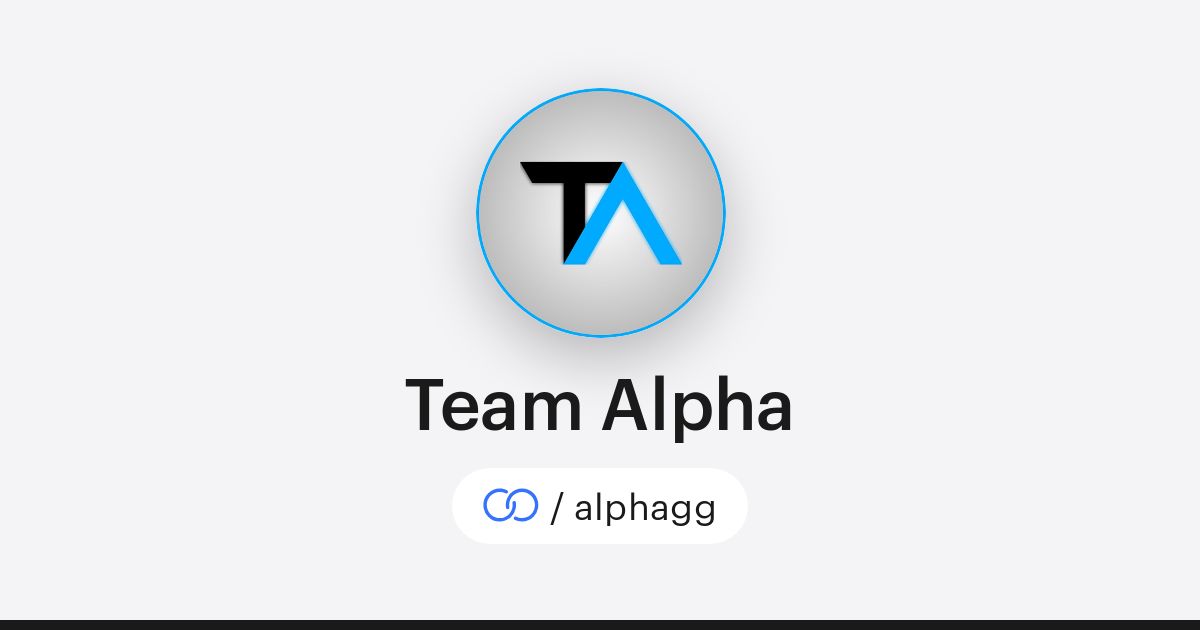 Team Alpha (/alphagg) · solo.to