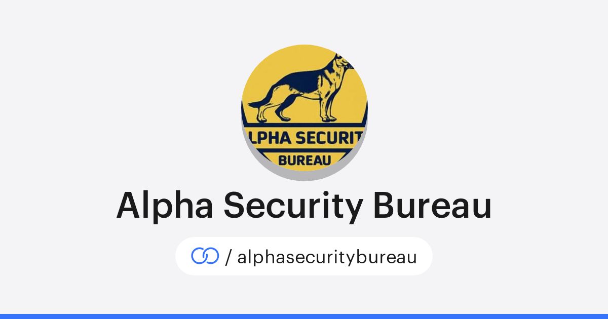 Alpha Security Bureau (/alphasecuritybureau) · solo.to