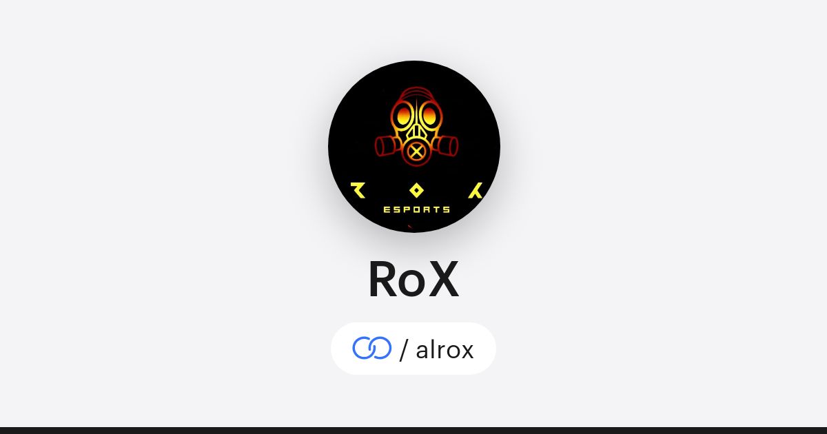 RoX (/alrox) · solo.to