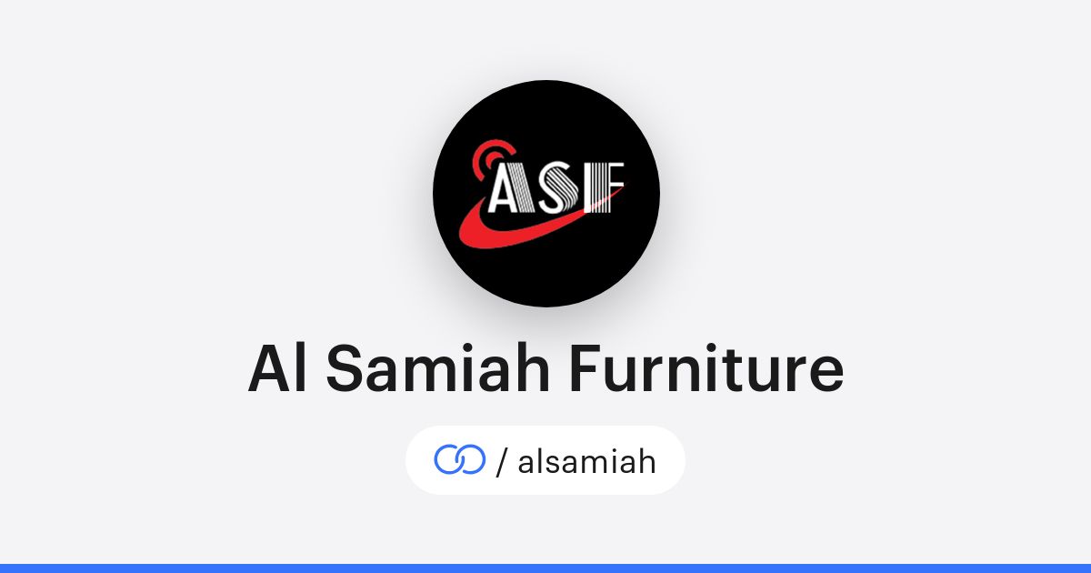 Al Samiah Furniture (/alsamiah) · solo.to