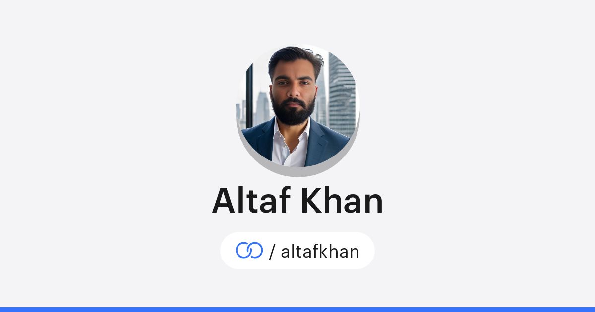 Altaf Khan (/altafkhan) · solo.to