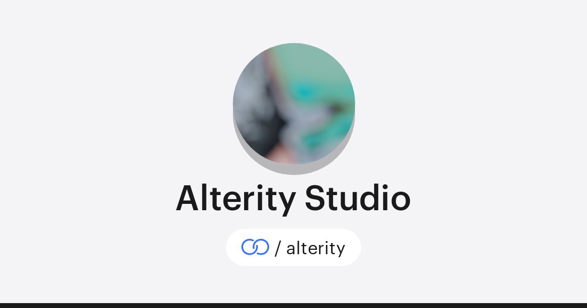 Alterity Studio (/alterity) · solo.to