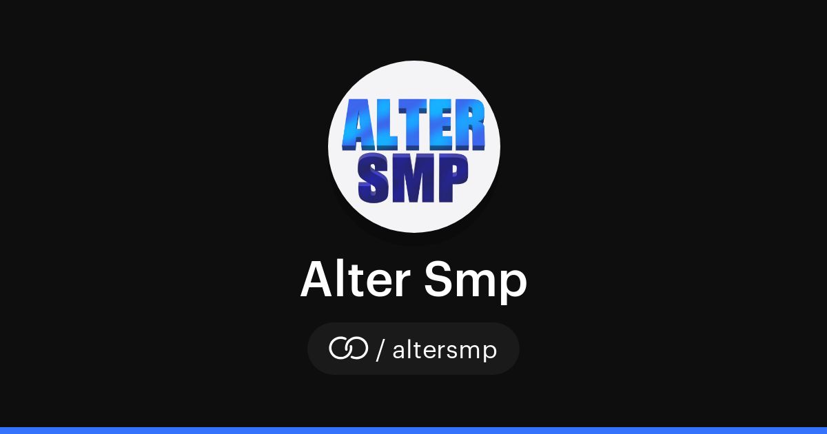 Alter Smp (/altersmp) · solo.to