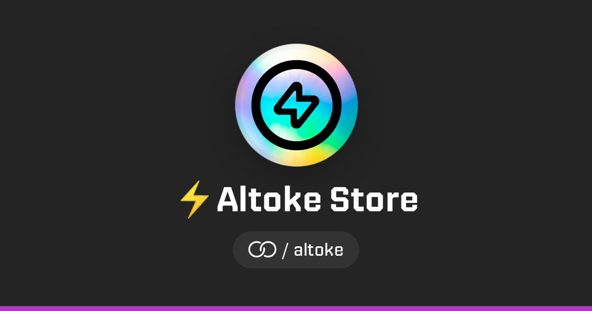 ⚡Altoke Store (/altoke) · solo.to