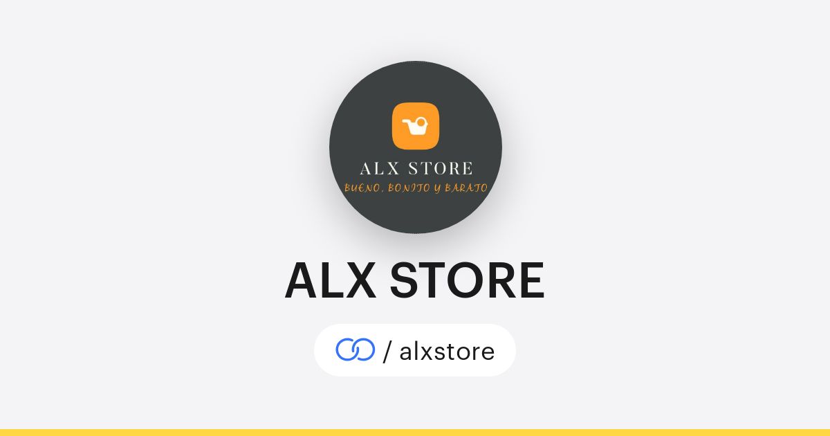ALX STORE (/alxstore) · solo.to