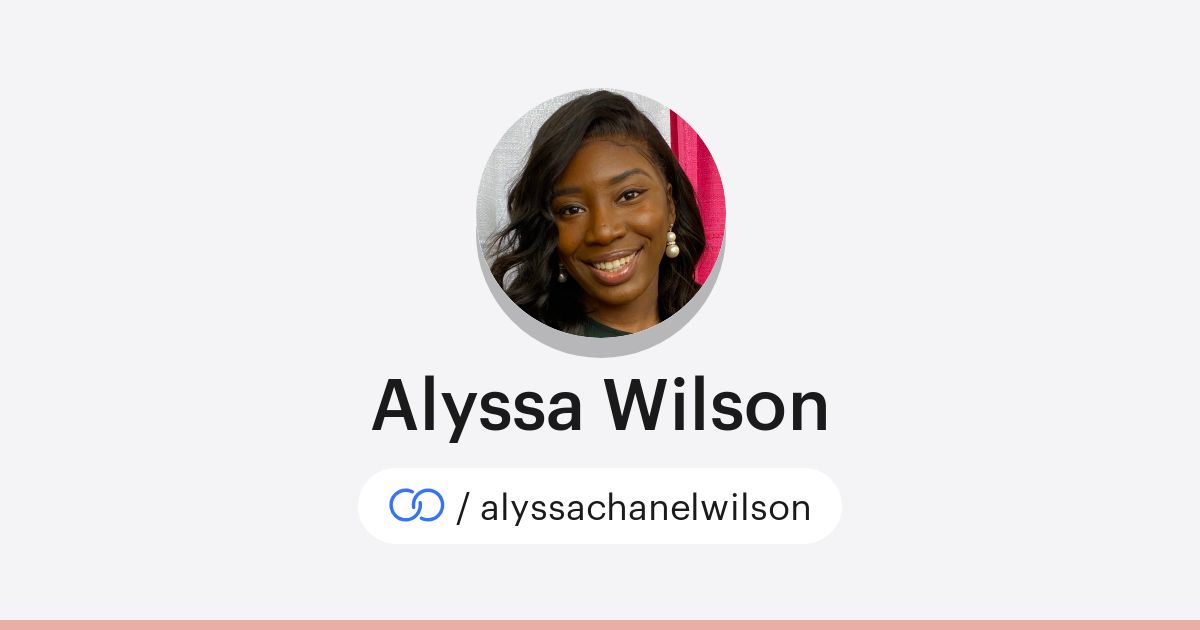 Alyssa Wilson (/alyssachanelwilson) · solo.to