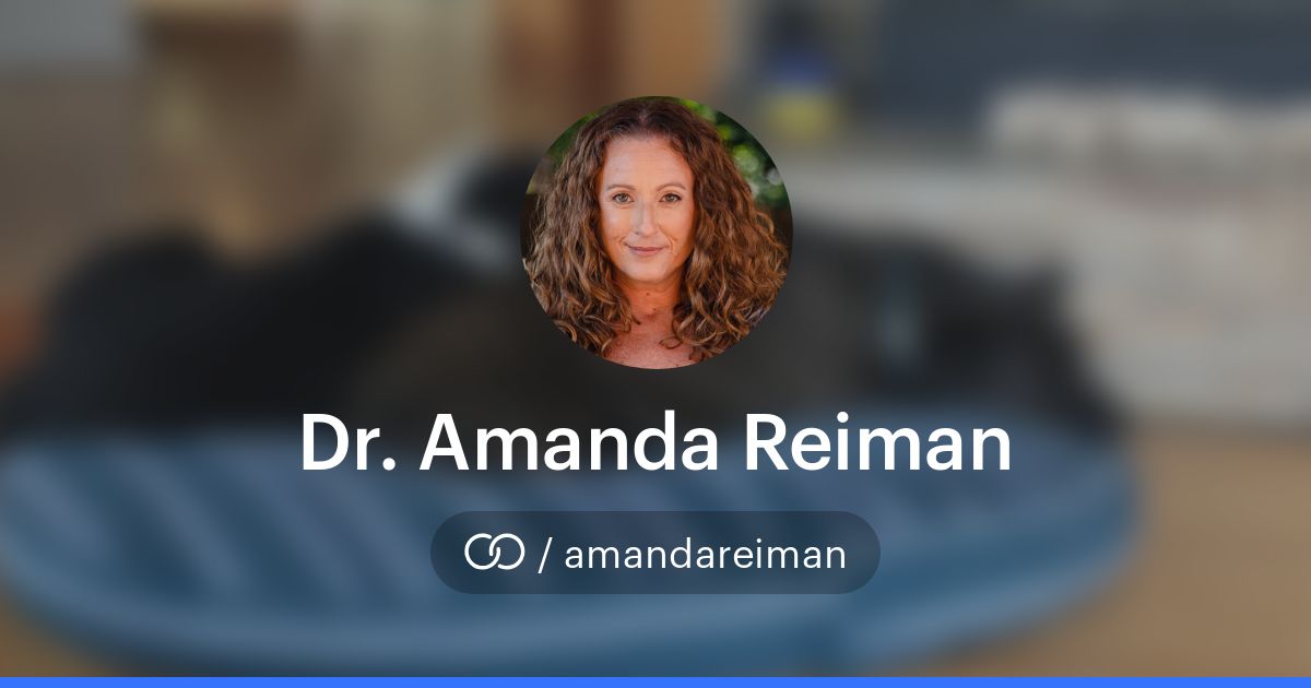 Dr. Amanda Reiman (/amandareiman) · solo.to