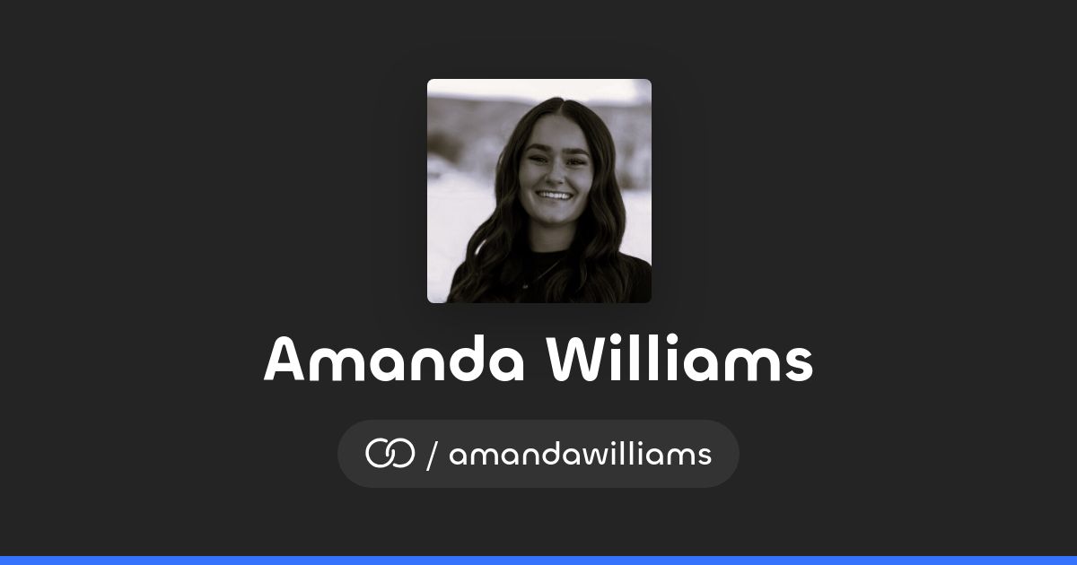 Amanda Williams (/amandawilliams) · solo.to