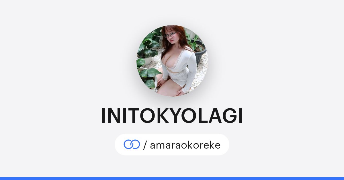 INITOKYOLAGI (/amaraokoreke) · solo.to