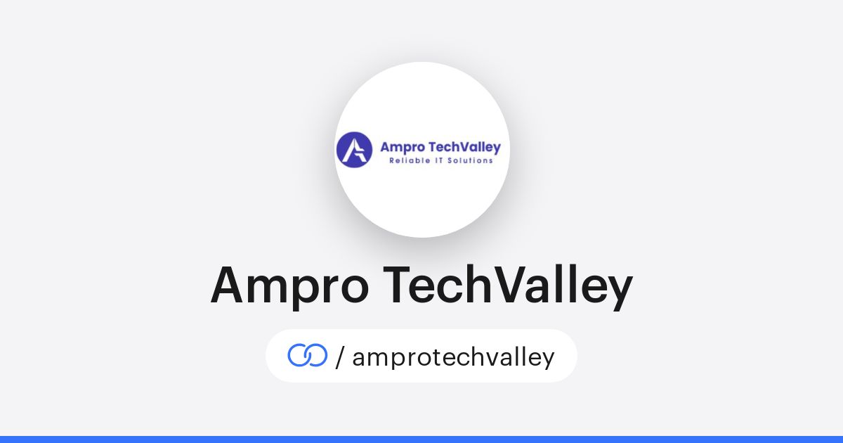 Ampro TechValley (/amprotechvalley) · solo.to