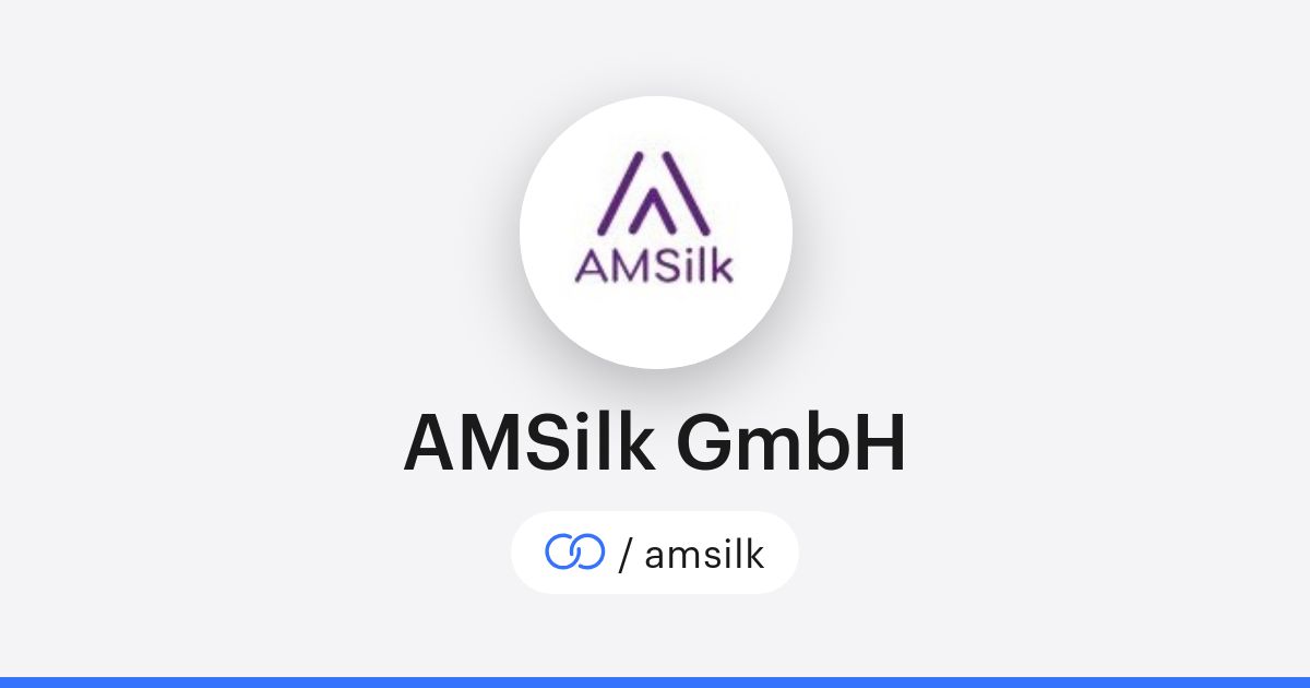 AMSilk GmbH (/amsilk) · solo.to