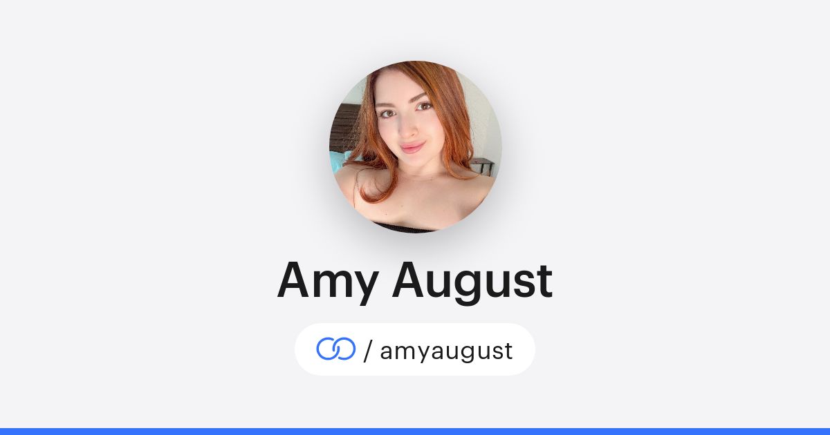 Amy August (/amyaugust) · solo.to
