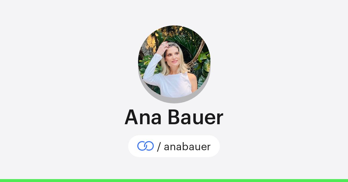 Ana Bauer (/anabauer) · solo.to