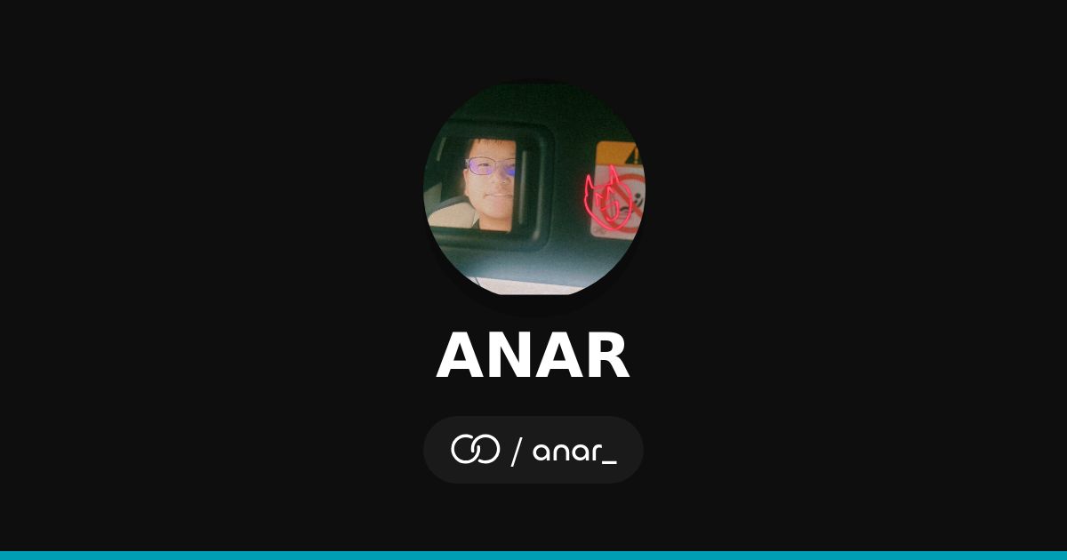 𝗔𝗡𝗔𝗥 (/anar_) · solo.to