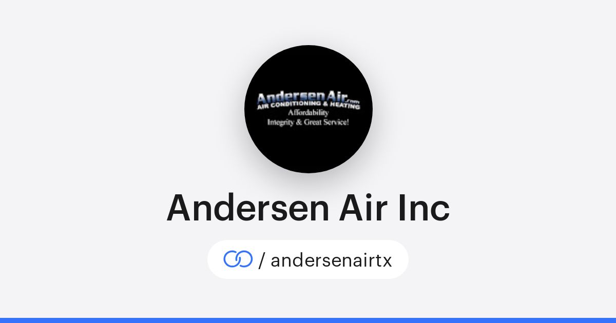 Andersen Air Inc (/andersenairtx) · solo.to