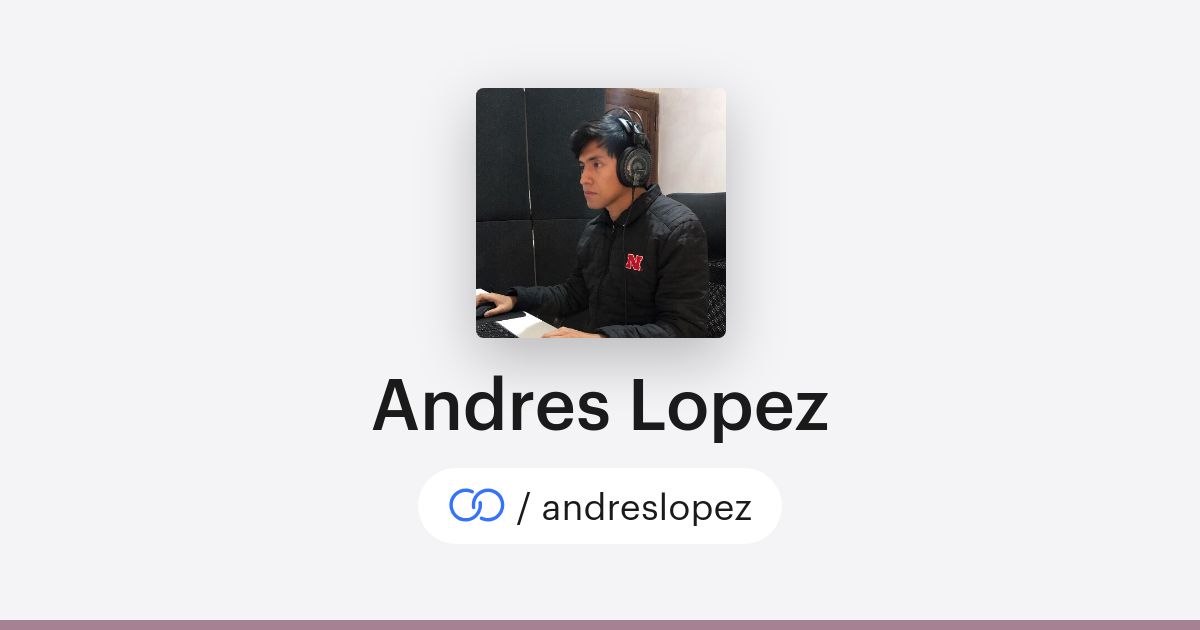Andres Lopez (/andreslopez) · solo.to