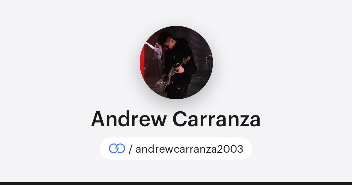 Andrew Carranza (/andrewcarranza2003) · solo.to