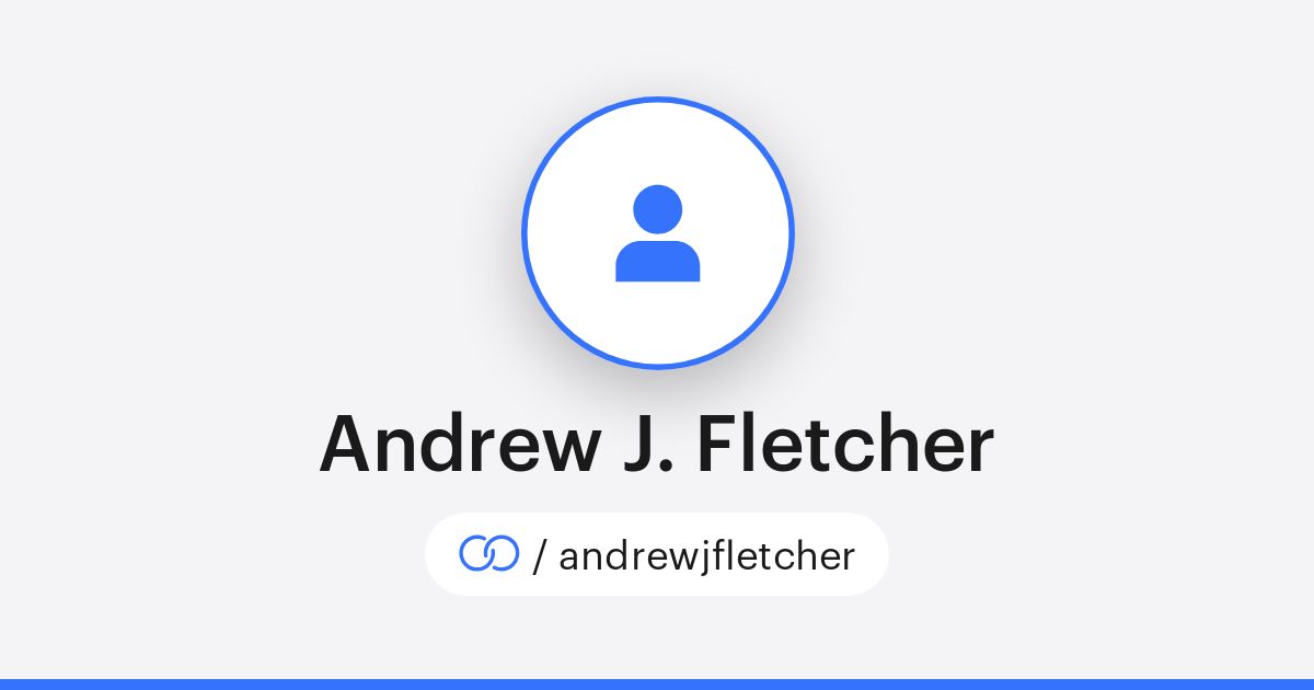 Andrew J. Fletcher (/andrewjfletcher) · solo.to