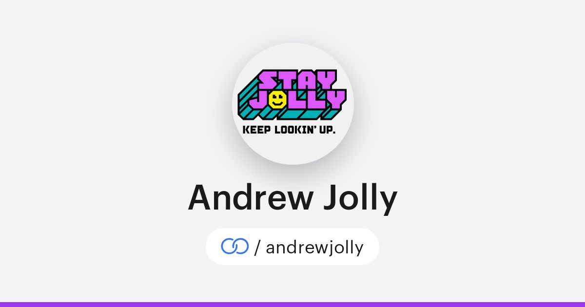 Andrew Jolly (/andrewjolly) · solo.to