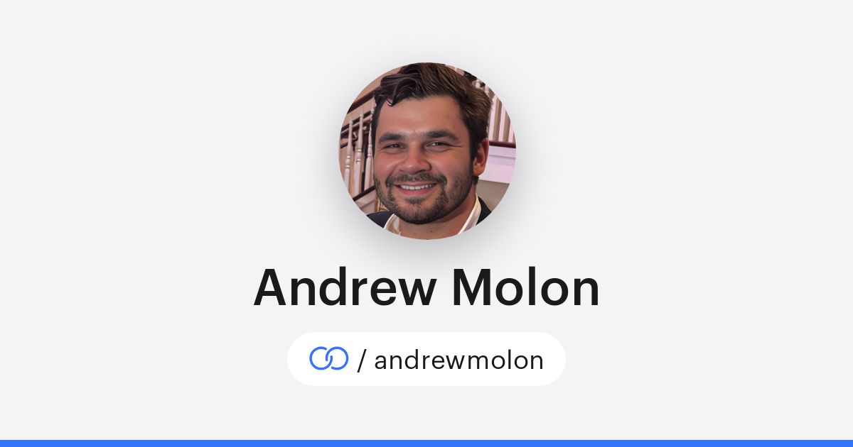 Andrew Molon (/andrewmolon) · solo.to